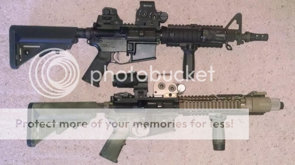 Jumping ship on the RIS II and back to the RAS M4 with standard barrel ...