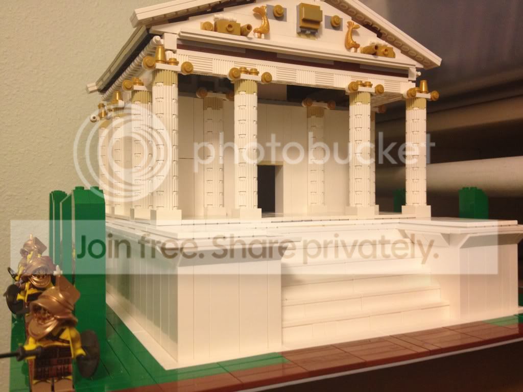 My first LEGO custom - Roman Temple : r/lego