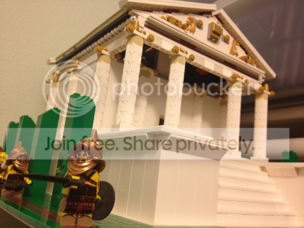 My first LEGO custom - Roman Temple : r/lego